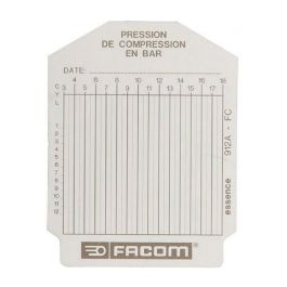 FACOM 912A.FC - 100pc Compression Test Cards Petrol | ETS