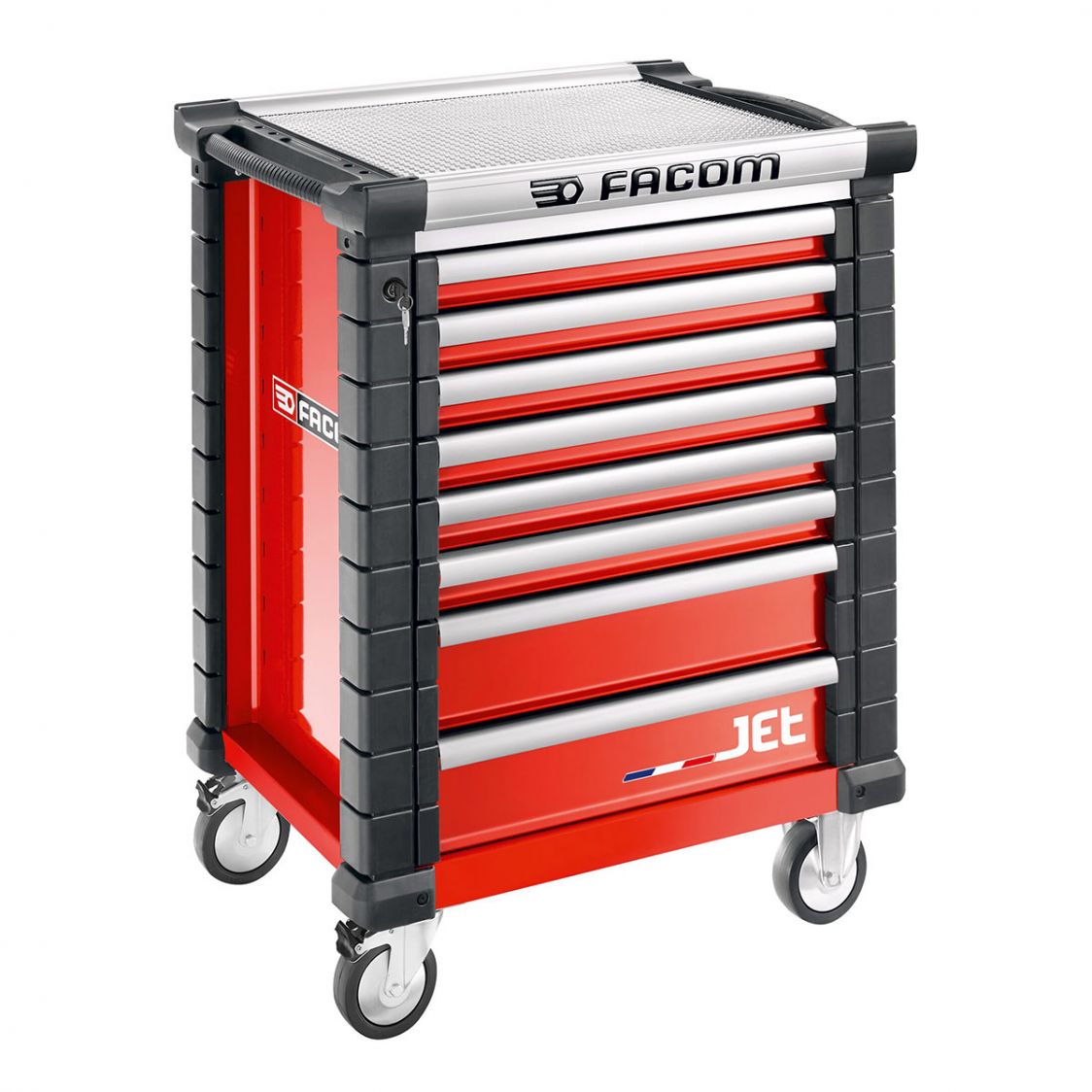 FACOM JET.8M3A - JET+ 8 Drawer 3 Mod Roller Cabinet Red | ETS