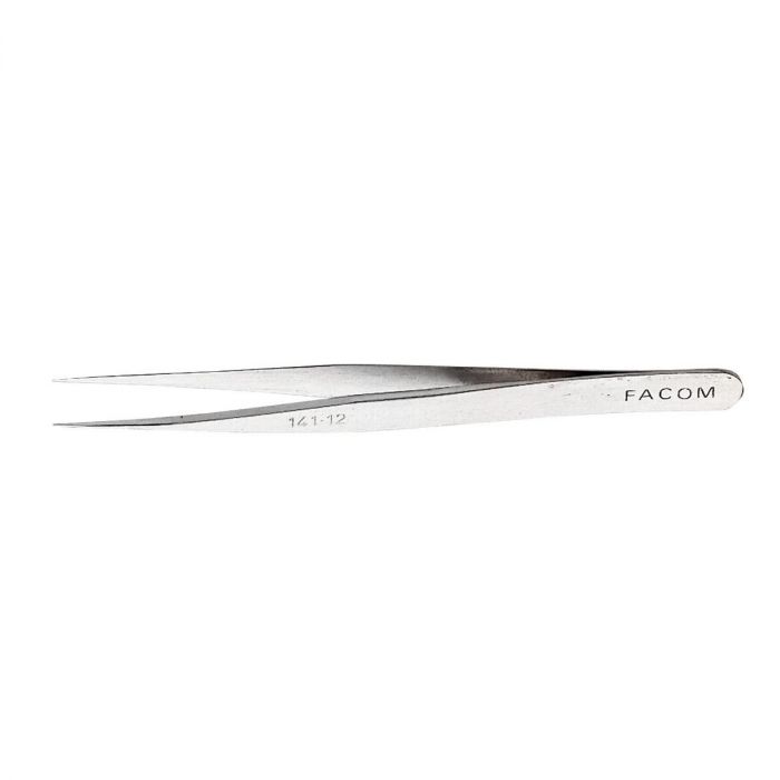 FACOM 141.12 - 130mm Straight Fine Smooth Nose Precision Tweezers