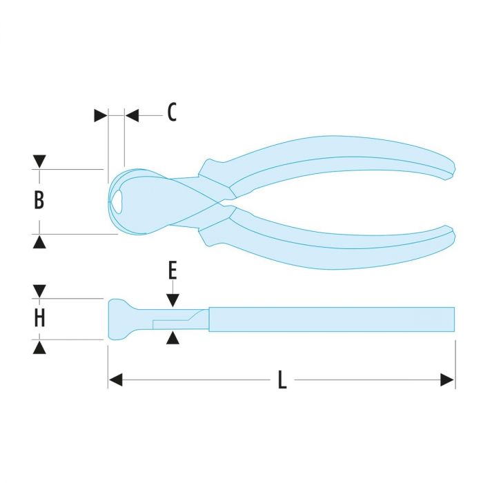 FACOM 190A.XG - High Power End Cutter PVC Grip Pliers | ETS