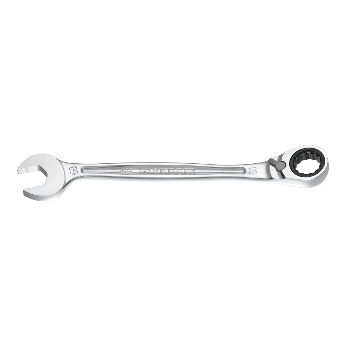 FACOM 467B.17 - 17mm Metric Ratchet Combination Spanner | ETS