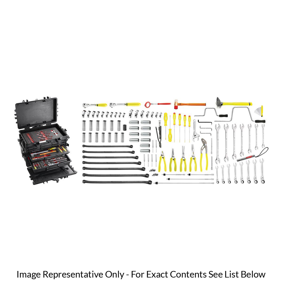 FACOM BVFC4.ENG - 104pc Aerospace Tool Kit + Foaming + Flight Case | ETS