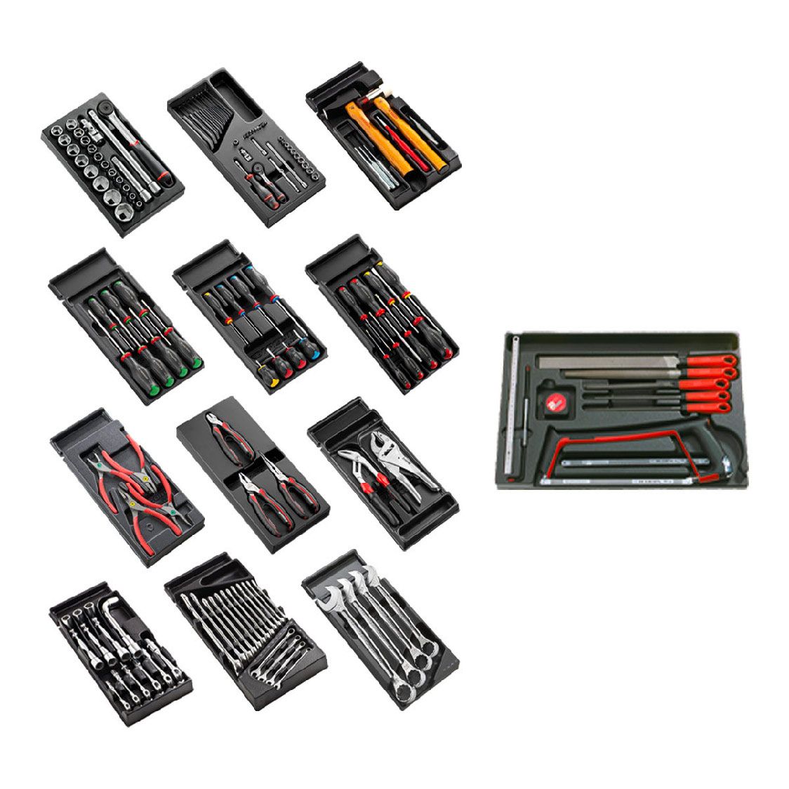 FACOM CM.143PB - 143pc General Metric Tool Kit In Modules | ETS