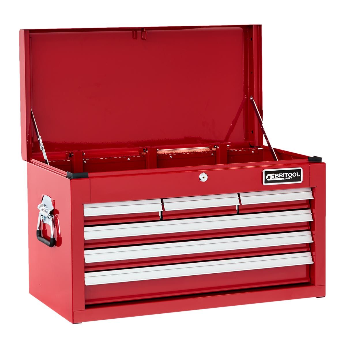 BRITOOL E010237B - Classic 6 Drawer + Lift Top Tool Chest Red | ETS