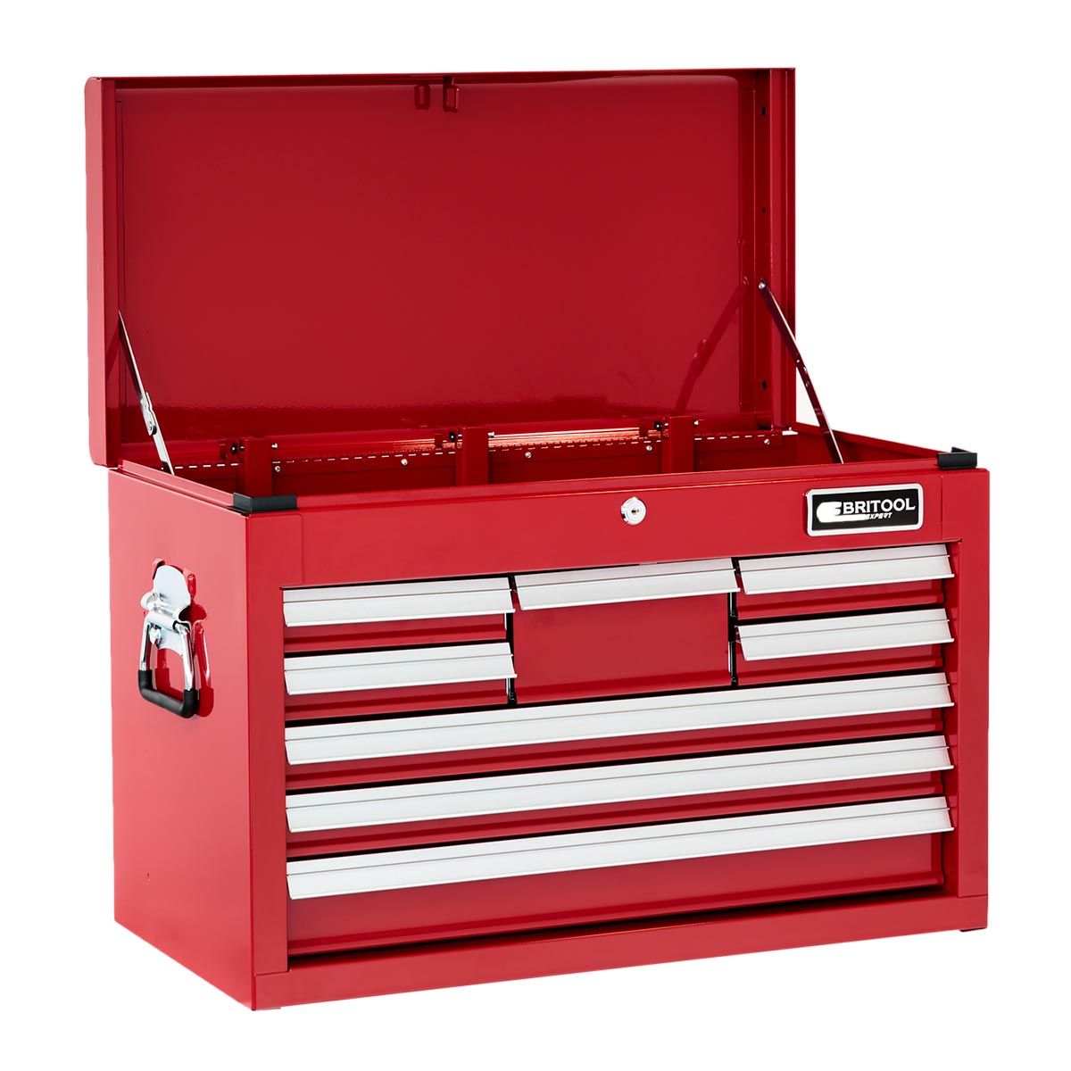 BRITOOL E010239B - Classic 8 Drawer + Lift Top Tool Chest Red | ETS