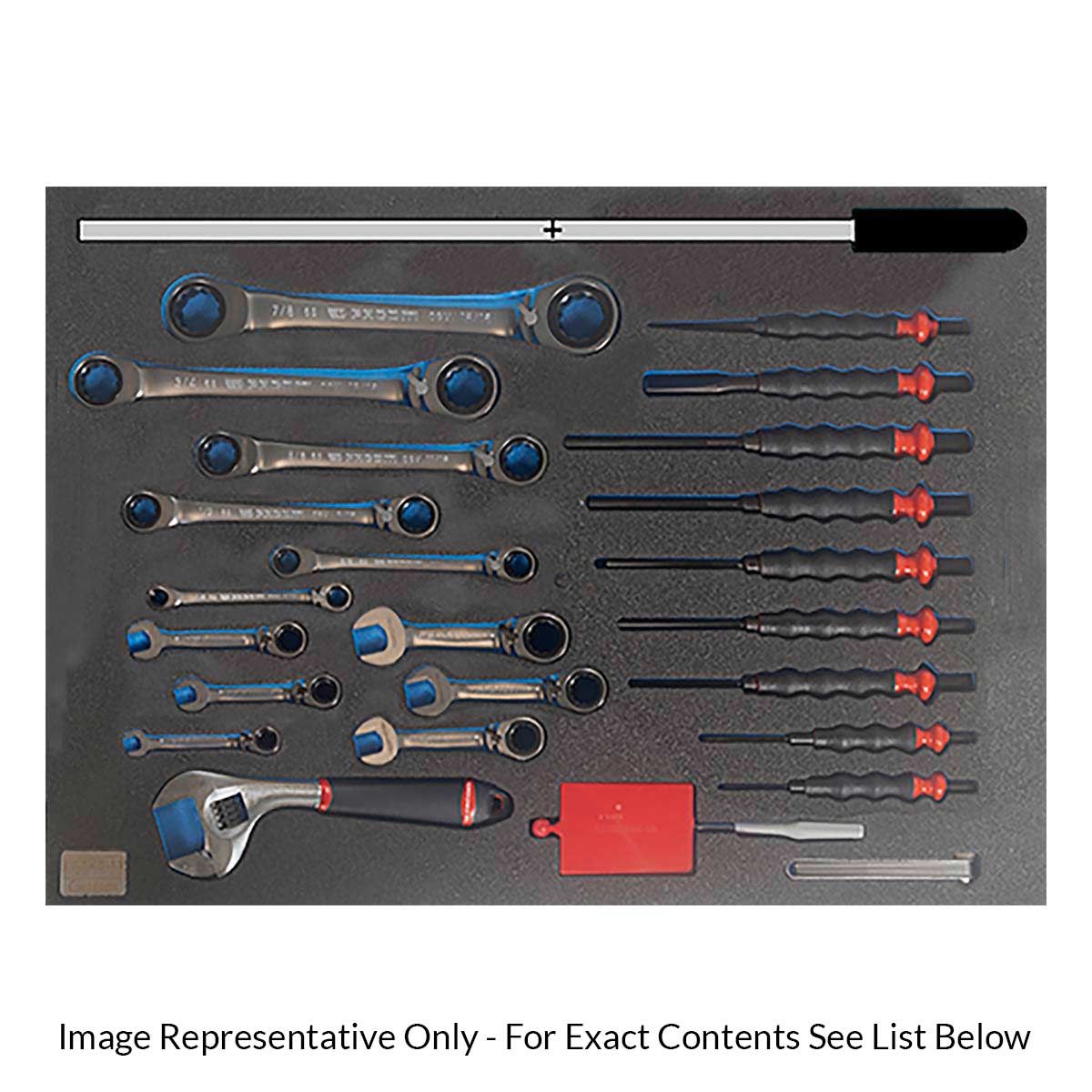 FACOM ETS.CK3 - CUSTOM 215pc Complete Tool Kit + Foaming + 6 Drawer ...