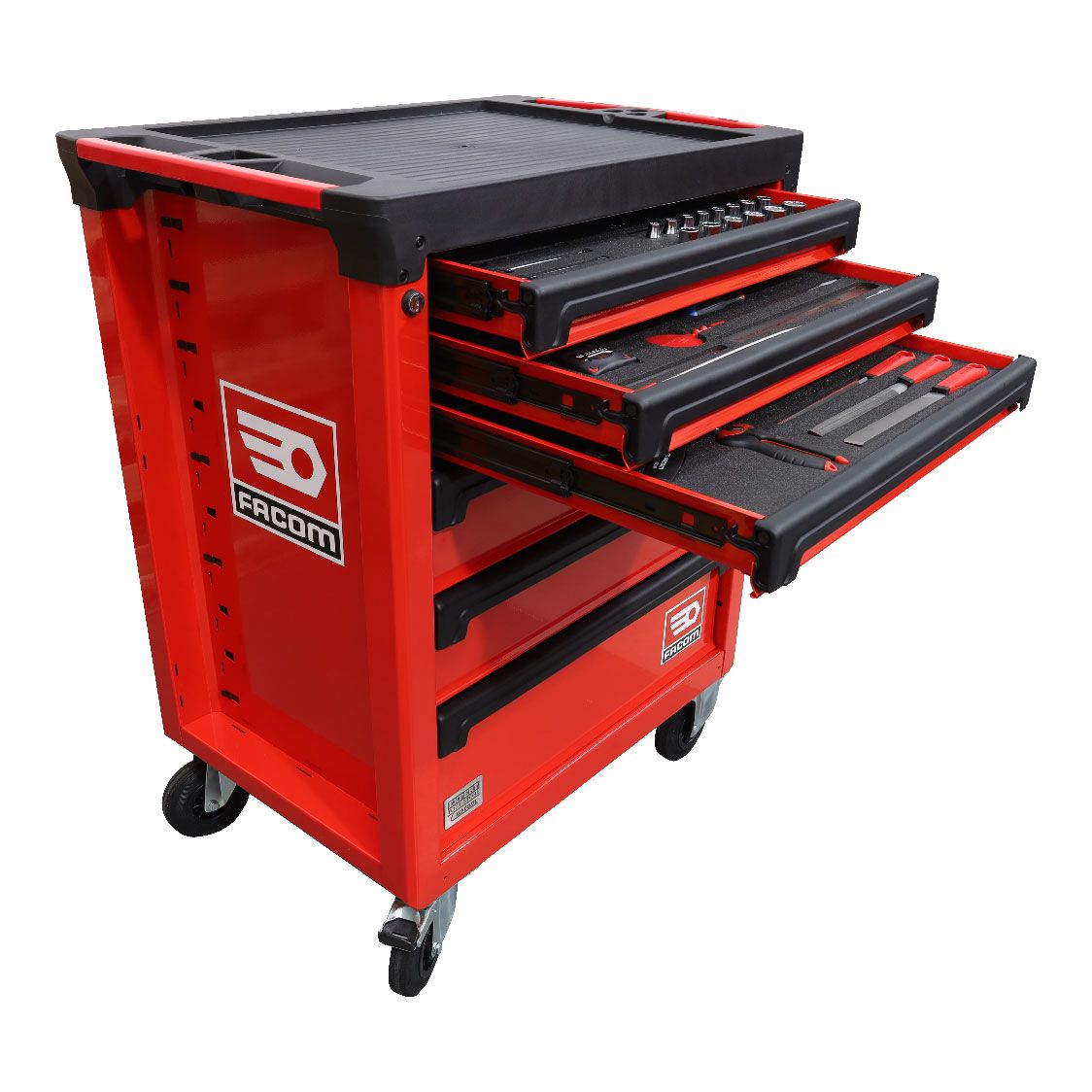 FACOM ETS.CK5 - CUSTOM 93pc Complete Tool Kit + Foaming + 6 Drawer ...