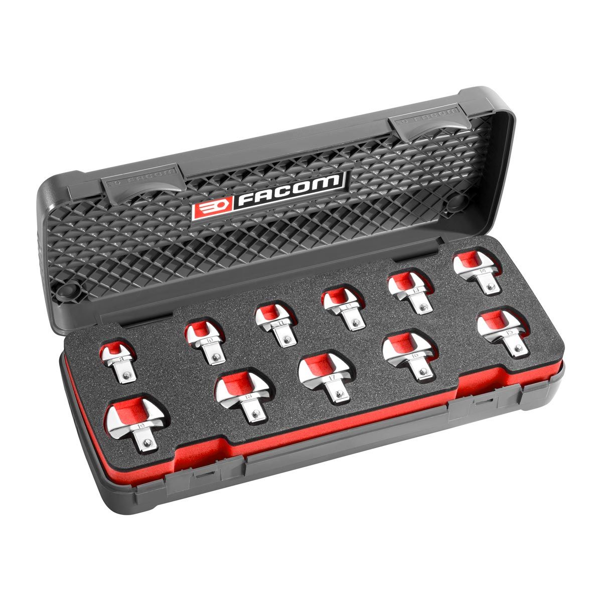 FACOM 10.J11 - 11pc 9x12mm Metric Open Jaw Spanner Set | ETS