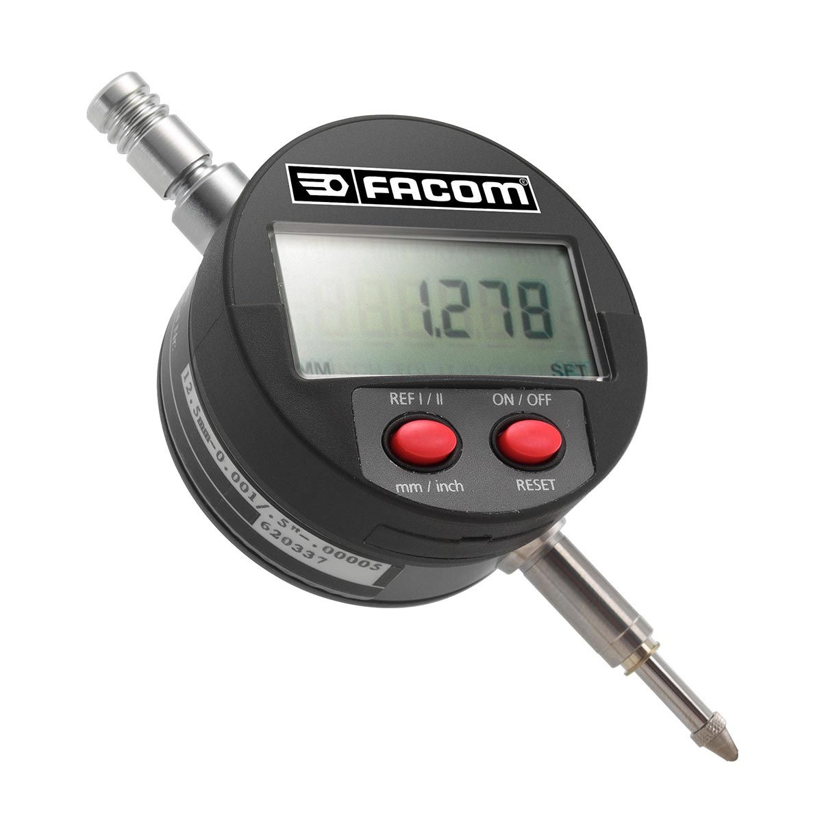 FACOM 1365 - Metric Inch 0.001 x 12.5mm Travel Professional Digital ...