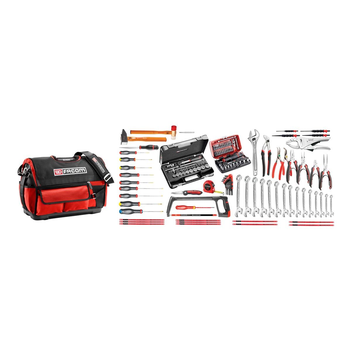 FACOM 2120.M110A - 126pc General Metric Tool Kit + Tool Bag