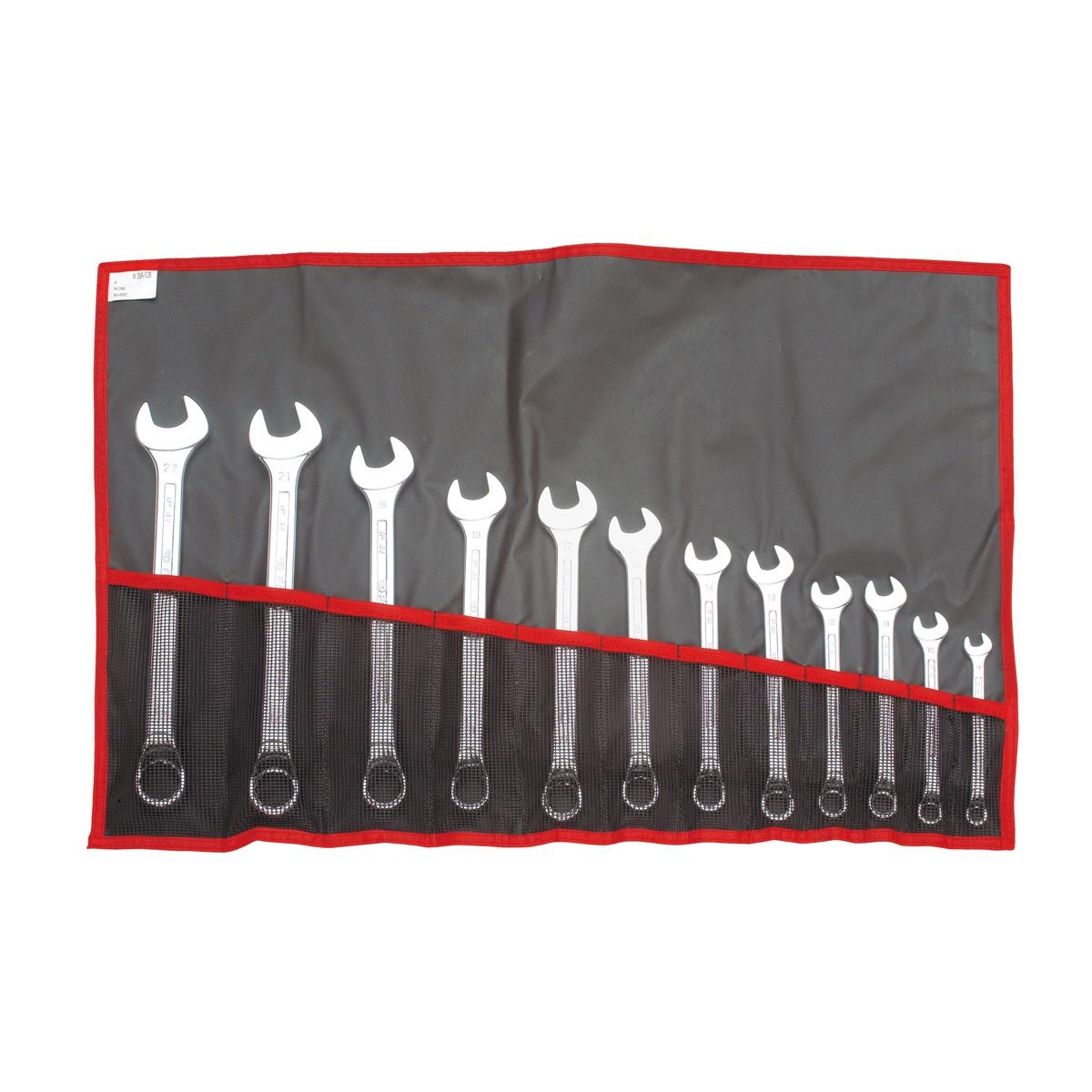 FACOM 41.JE12T - 12pc Metric Offset Combination Spanner Set + Roll | ETS