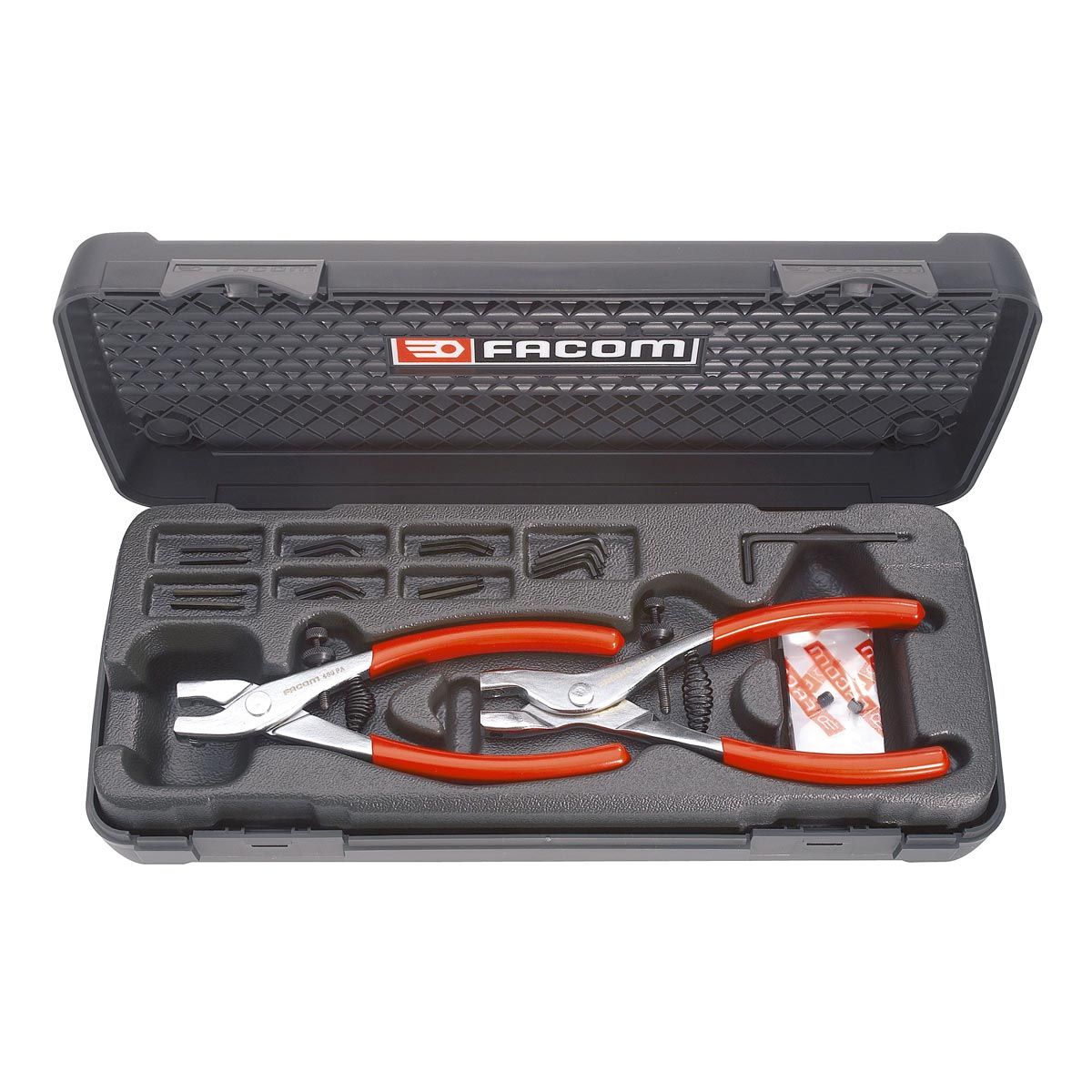 FACOM 470 - 2pc Multi-Tip Circlip Pliers Set + Tips | ETS