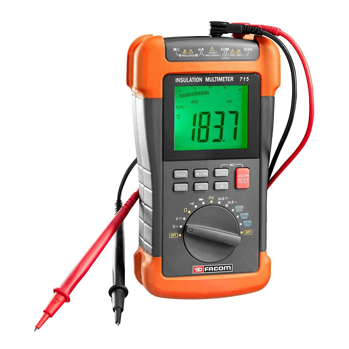 FACOM 715 - High Volage Isolation Multimeter + Tester | ETS