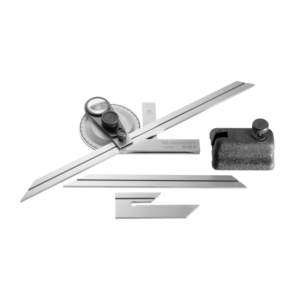 FACOM 813B.S - Professional Stainless Steel Bevel Protractor | ETS