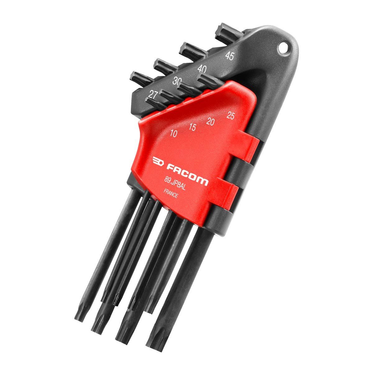 FACOM 89.JP8AL - 8pc Long Torx Key Clip Set | ETS