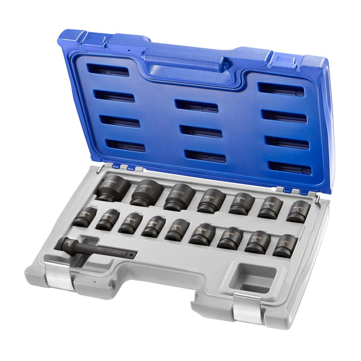 EXPERT by FACOM E041603 - 17pc 1/2" Square Drive Metric 6pt Impact Socket Set | ETS