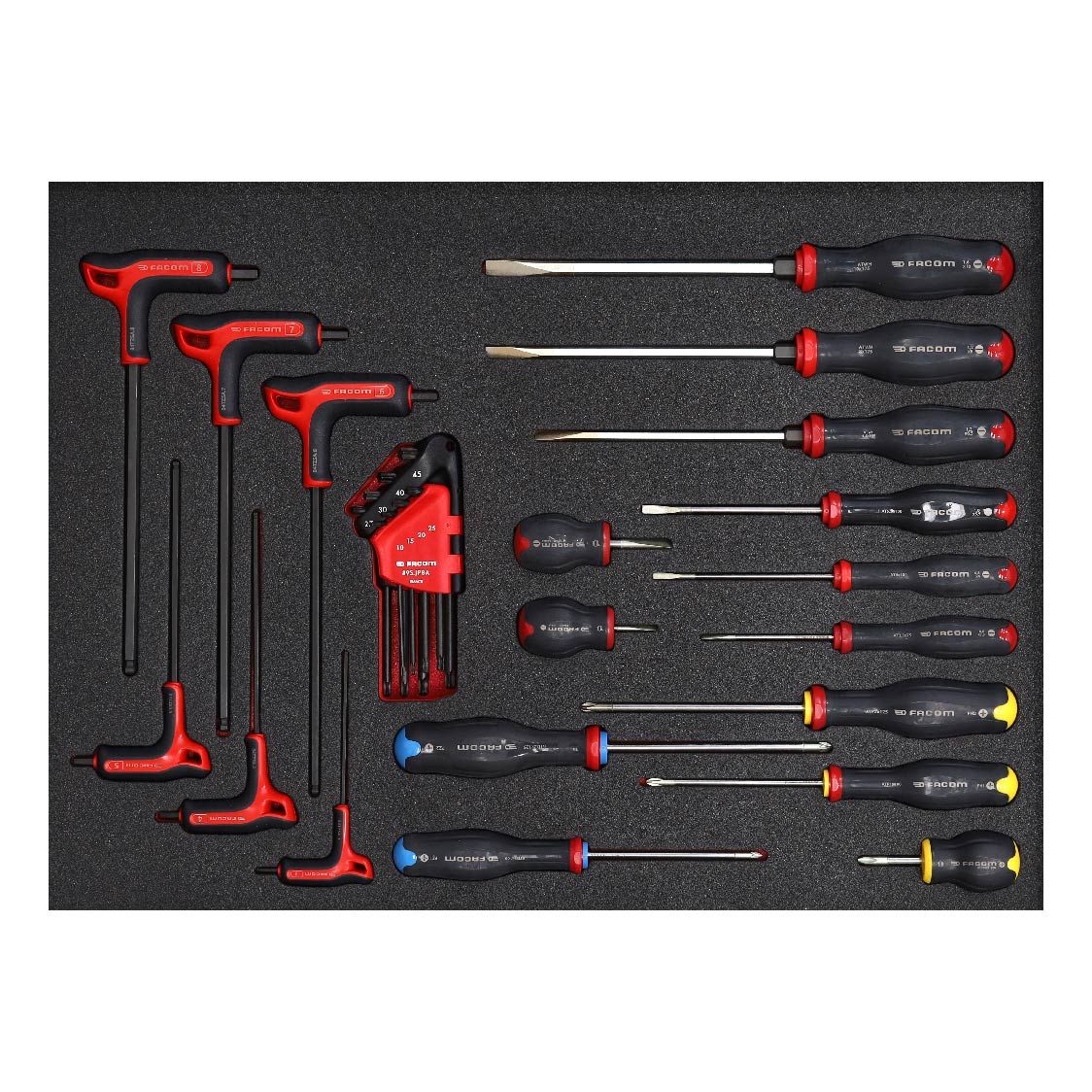 FACOM ETS.CK1 - CUSTOM 214pc Complete Tool Kit + Foaming + 7 Drawer ...