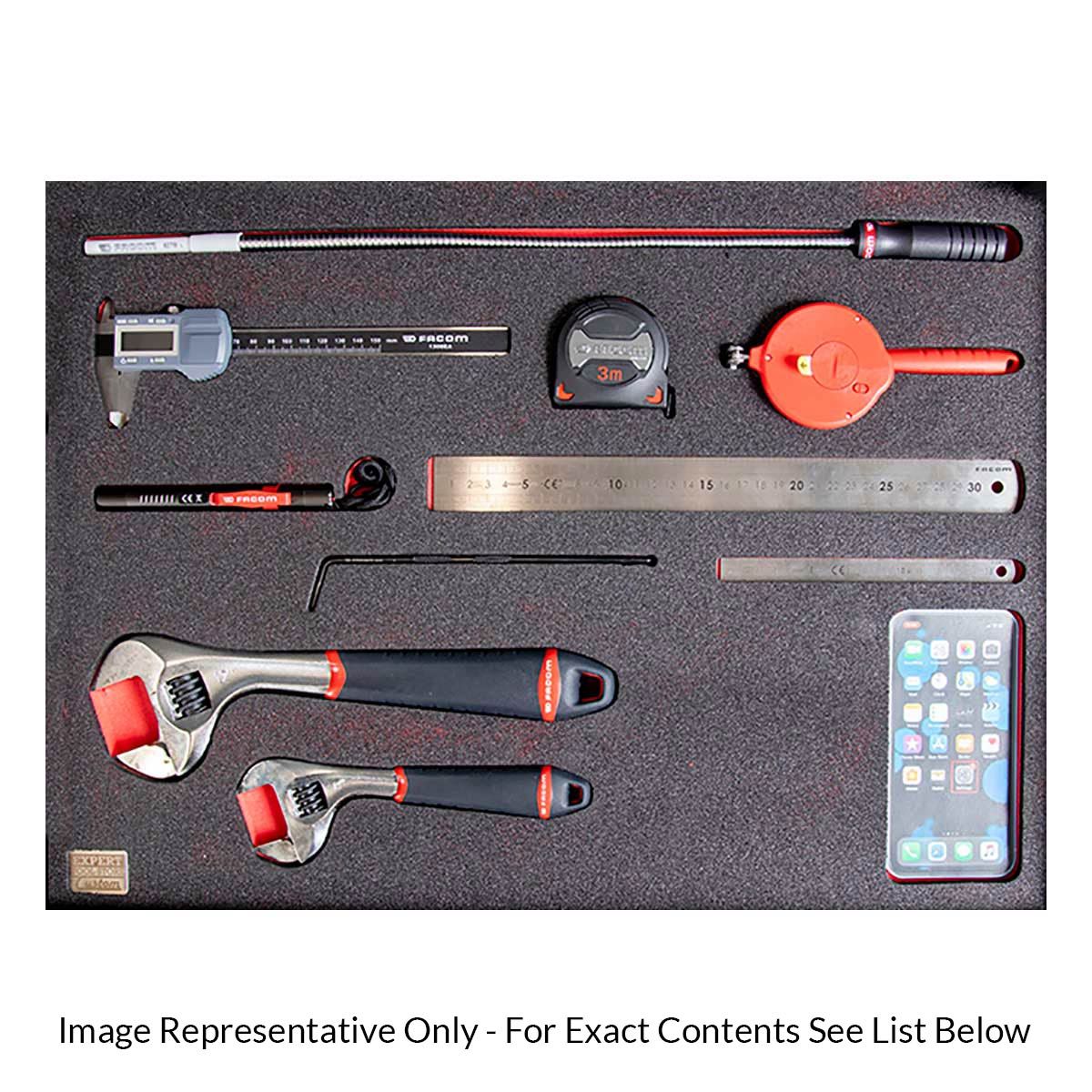 FACOM ETS.CK1 - CUSTOM 244pc Complete Tool Kit + Foaming + 7 Drawer ...