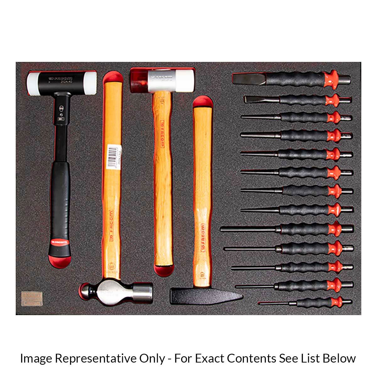 FACOM ETS.CK1 - CUSTOM 244pc Complete Tool Kit + Foaming + 7 Drawer ...