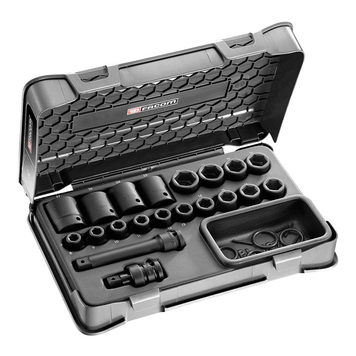 FACOM NS.500B - 18pc 1/2" Square Drive Metric 6pt Impact Socket Set | ETS
