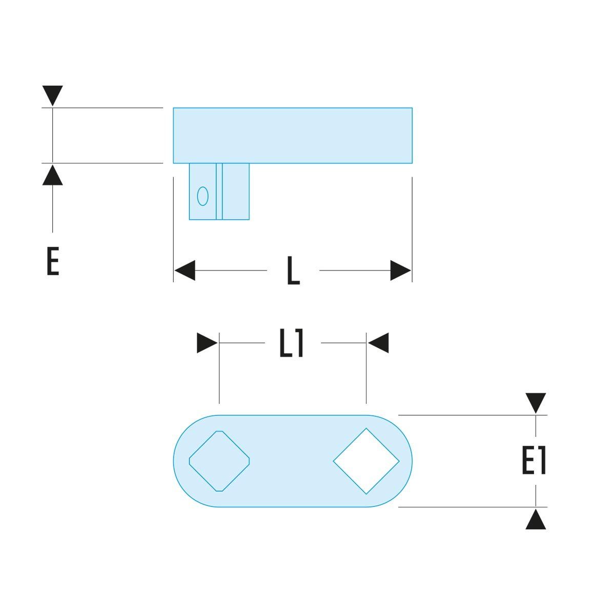 FACOM S.234 - 1/2" Square Drive F To 1/2" Square Drive Offset Coupler | ETS