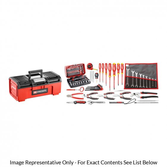 FACOM BPC16N.EM40A - 80pc Electricians Metric Tool Kit + Tool Box | ETS