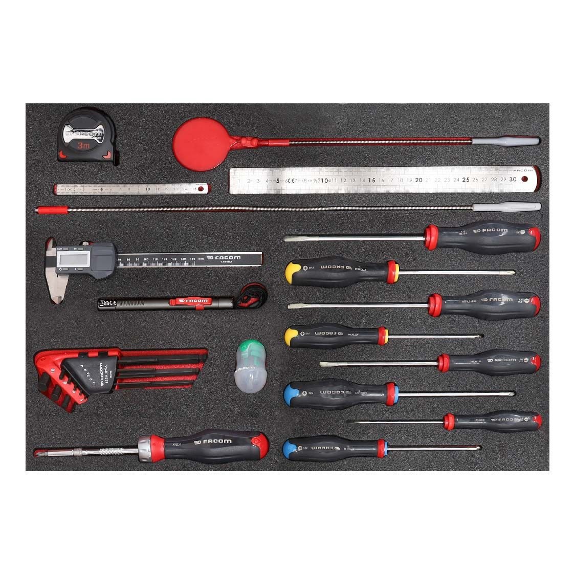 FACOM ETS.CK5 - CUSTOM 93pc Complete Tool Kit + Foaming + 6 Drawer ...