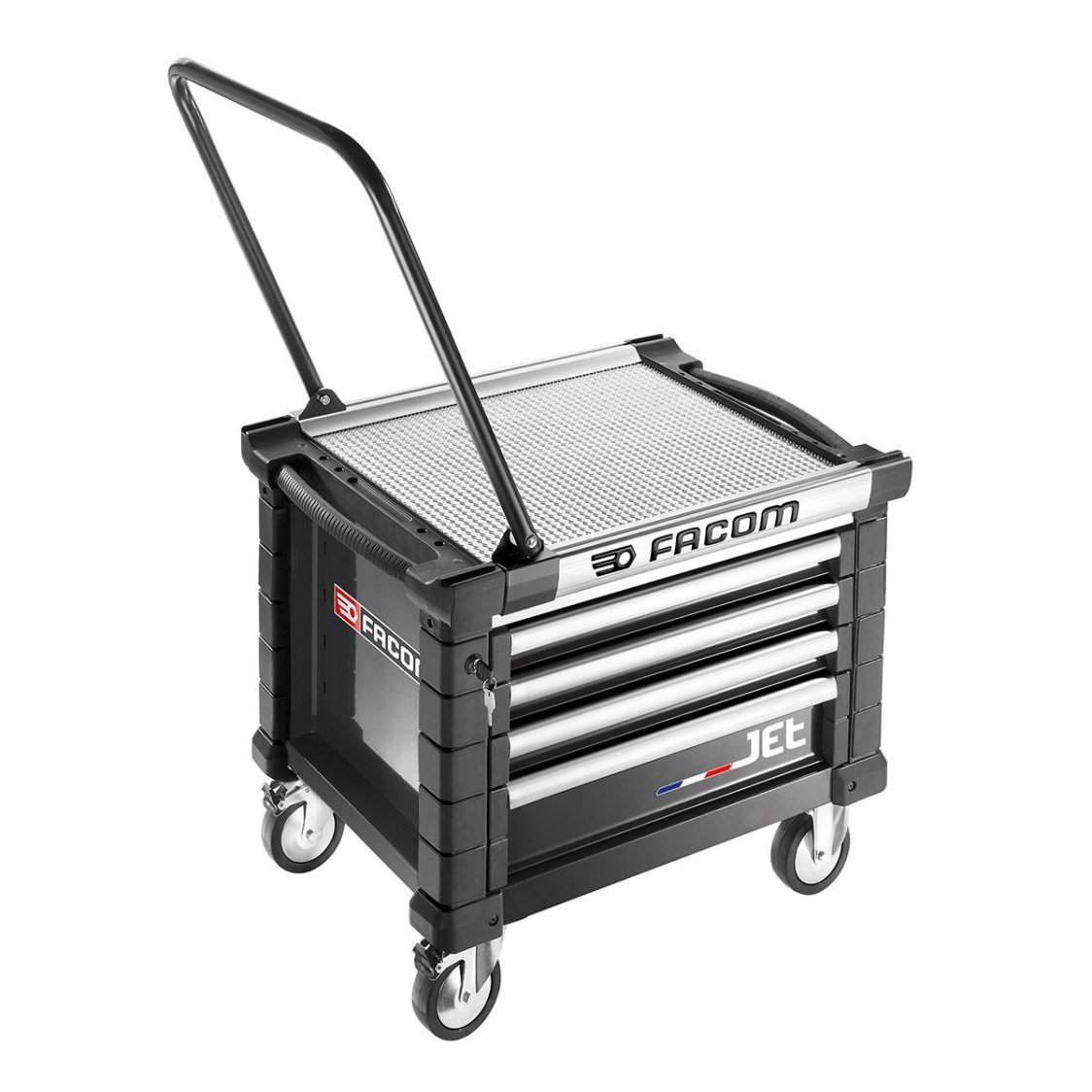 FACOM JET.CR4NM3A - JET+ 4 Drawer 3 Mod Roller Cabinet Black | ETS