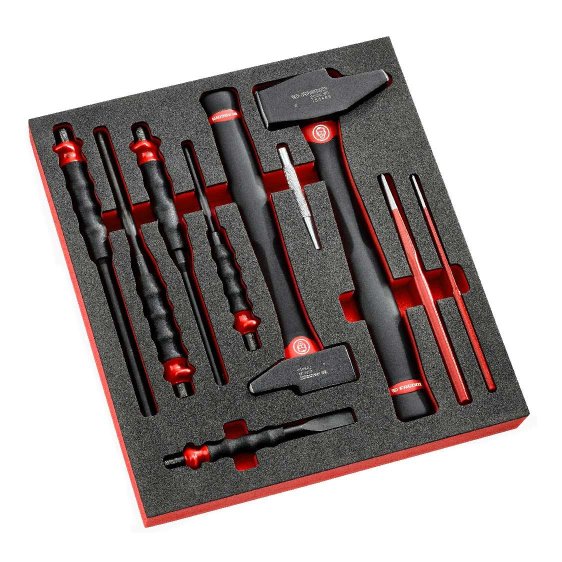 FACOM MODM.MI9XLPB -10pc Point Pein Hammer Impact Tools Foam Module | ETS